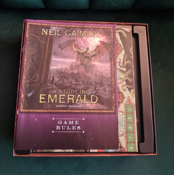 Treefrog Games | Games | Neil Gaiman A Study In Emerald Board Game ...